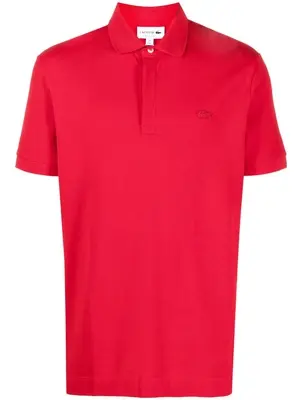 Lacoste Logo-patch Cotton Polo Shirt