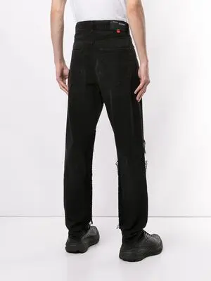 Off-White Ripped Arrows-logo Jeans