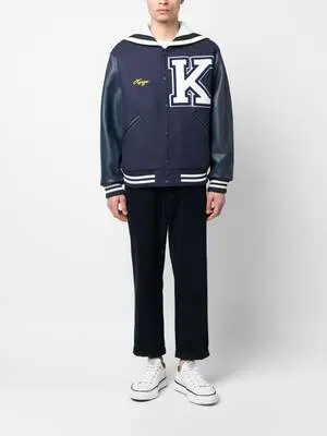 Kenzo Logo-patch Bomber Jacket