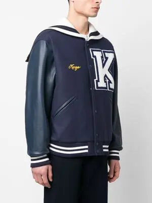 Kenzo Logo-patch Bomber Jacket