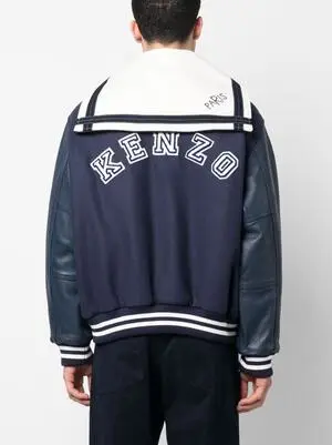 Kenzo Logo-patch Bomber Jacket