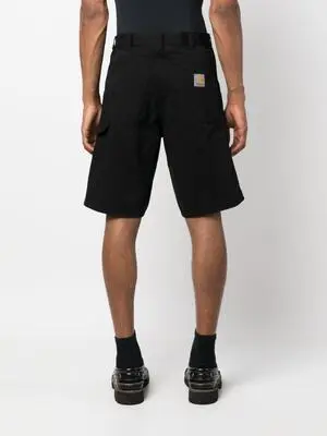 Carhartt Work In Progress Single Knee Cotton Shorts - Black
