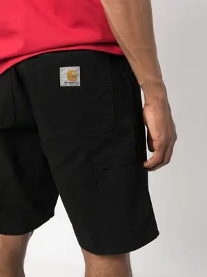 Carhartt Work In Progress Single Knee Cotton Shorts - Black
