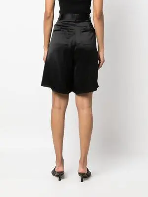 BY MALENE BIRGER High-waist Satin Shorts