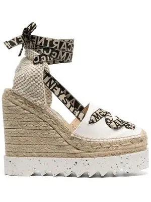 Stella McCartney Gaia 140mm Wedge Espadrilles