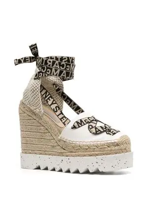 Stella McCartney Gaia 140mm Wedge Espadrilles