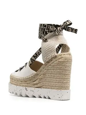 Stella McCartney Gaia 140mm Wedge Espadrilles