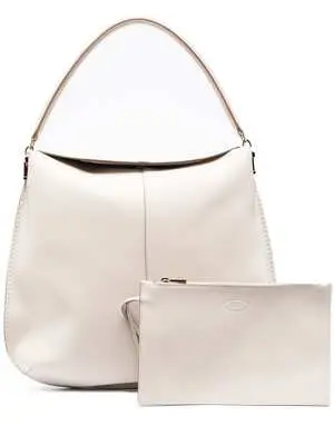 TOD'S T Case Leather Tote Bag
