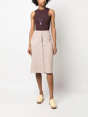 CORMIO Lucia Midi Skirt - Pink