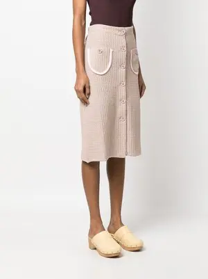 CORMIO Lucia Midi Skirt - Pink