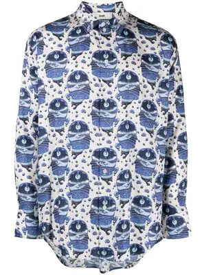 GMBH Graphic-print Long-sleeve Shirt