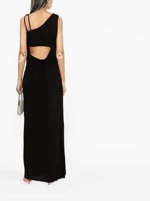 Alberta Ferretti Cut-out Maxi Dress - Black