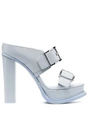 Alexander Mcqueen Buckled Mules Clogs For Women