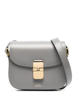 A.p.c. Mini Grace Crossbody Bag Grey