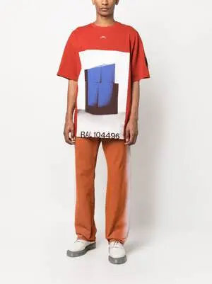 A-COLD-WALL* Graphic-print Short-sleeve T-shirt - Red