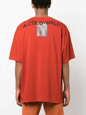 A-COLD-WALL* Graphic-print Short-sleeve T-shirt - Red