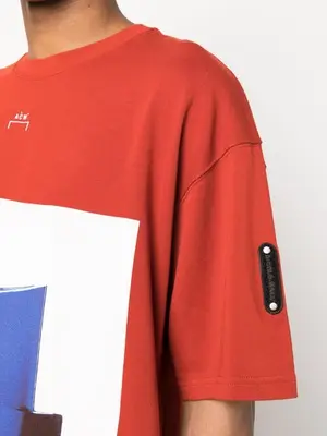 A-COLD-WALL* Graphic-print Short-sleeve T-shirt - Red