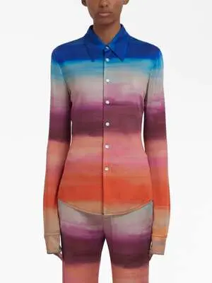 Marni Gradient Effect Long Sleeve Shirt