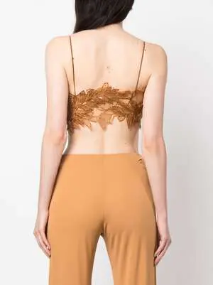 Alberta Ferretti Asymmetrical Sleeveless Top