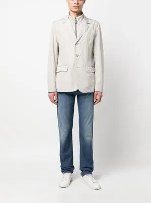 Herno Buttoned-up Single-breasted Blazer