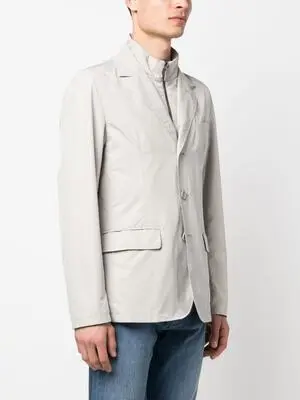 Herno Buttoned-up Single-breasted Blazer