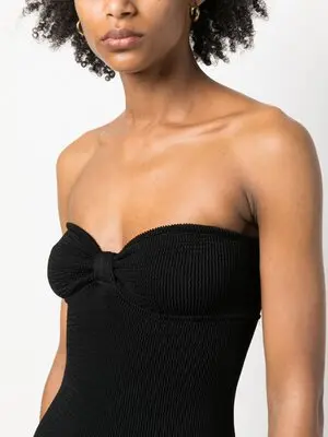 REINA OLGA Master Tigress Strapless Mini Dress