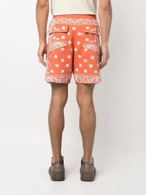 Rhude Graphic Print Track Shorts