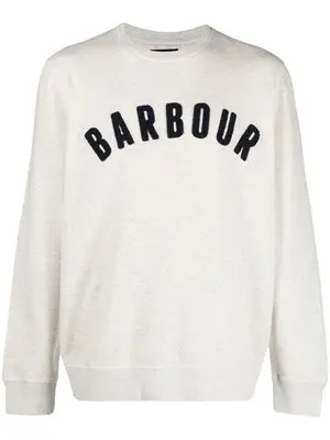 Barbour Flocked-logo Long-sleeve T-shirt