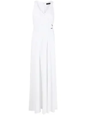 Ralph Lauren Sleeveless Wrap-detail Long Dress