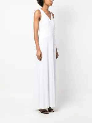 Ralph Lauren Sleeveless Wrap-detail Long Dress
