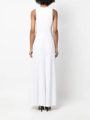 Ralph Lauren Sleeveless Wrap-detail Long Dress