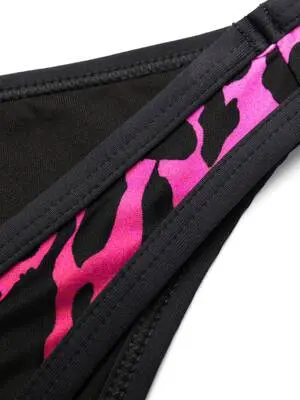 Attico Gradient Animal Print Bikini