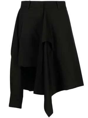 Goen.j Layered Asymmetric Skirt