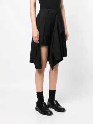 Goen.j Layered Asymmetric Skirt