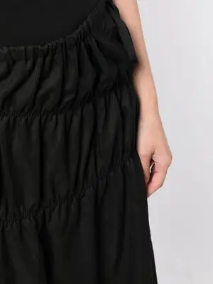 Goen.j Midi Straight Skirt - Black