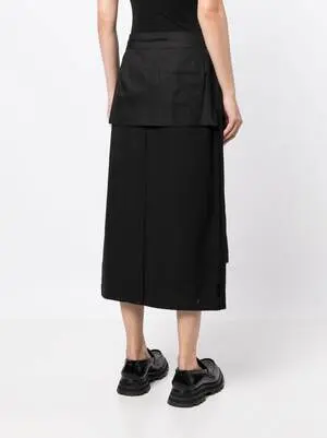 Goen.j Inside-out Midi Skirt