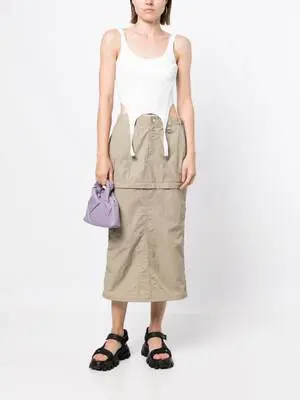 Goen.j 3-way Cargo Skirt - Brown