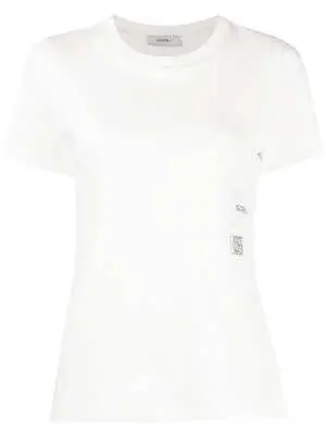 Goen.j Logo-print T-shirt - White