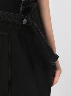 Goen.j Asymmetric Denim Skirt