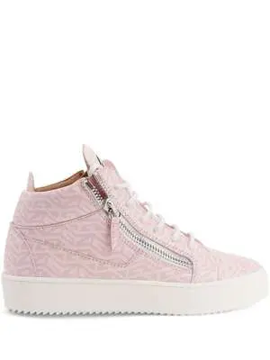 GIUSEPPE ZANOTTI Kriss Monogram Sneakers - Pink