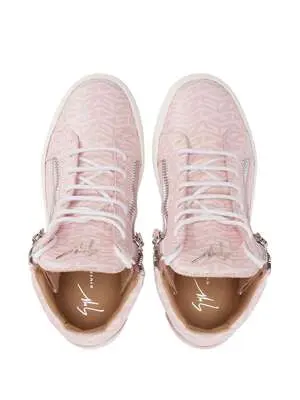 GIUSEPPE ZANOTTI Kriss Monogram Sneakers - Pink