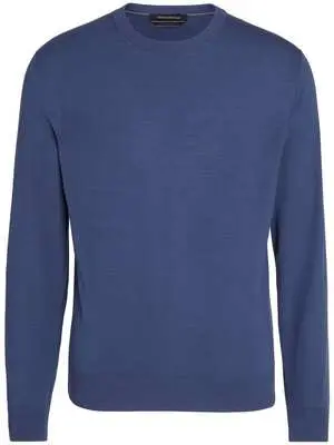 Zegna Crew-neck Wool Jumper