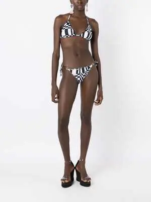 AMIR SLAMA Geometric-print Bikini