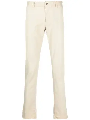 Incotex Tapered-leg Chino Trousers - Neutrals