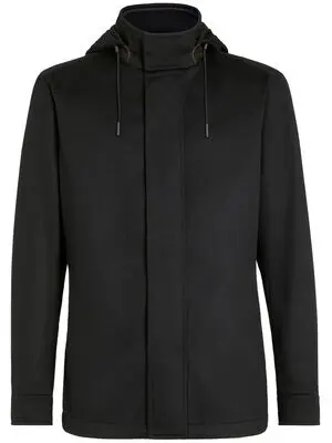 Zegna Elements Cima Oasi Cashmere Over Jacket - Black