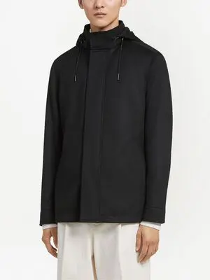 Zegna Elements Cima Oasi Cashmere Over Jacket - Black