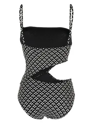 Solid & Striped The Cameron Geometric-pattern Swimsuit