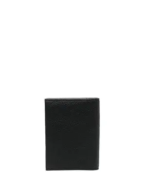 Zegna Logo-plaque Leather Passport Case