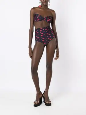 AMIR SLAMA Lip-print Bikini