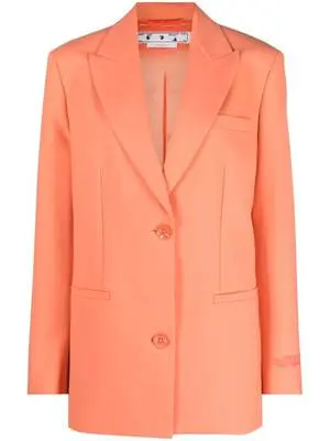 Off-White Tomboy Single-breasted Blazer - Orange